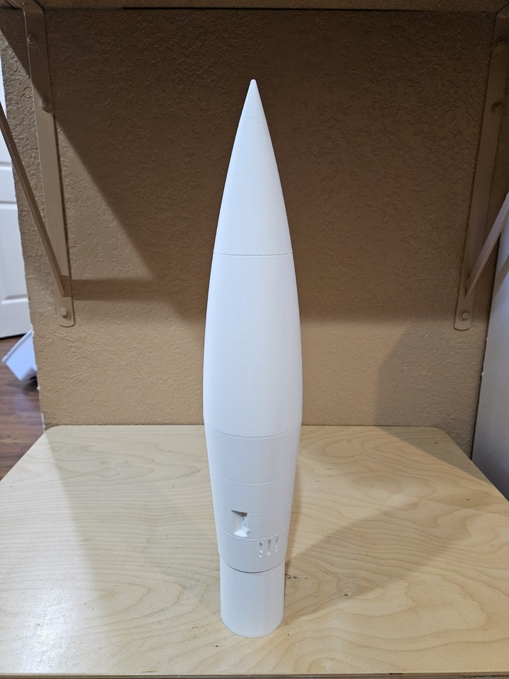 Honest John M50 Kit For LOC 2.56 Body Tubes Flying Model Rocket | eBay