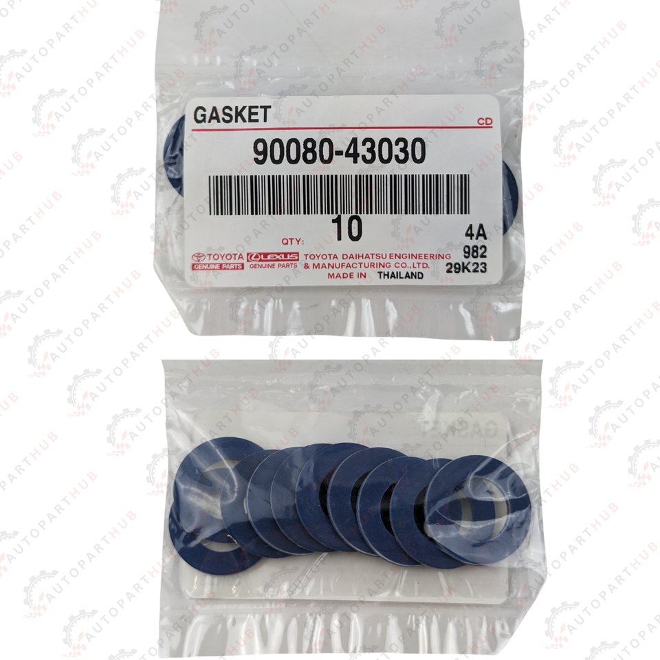 GENUINE TOYOTA LEXUS OIL FILTER DRAIN PLUG WASHER GASKET 9043012031 / ...