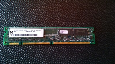 Micron MEMORY 32MB 168PIN MT4LSDT464AG-10CD2 PC100-322-620 | eBay