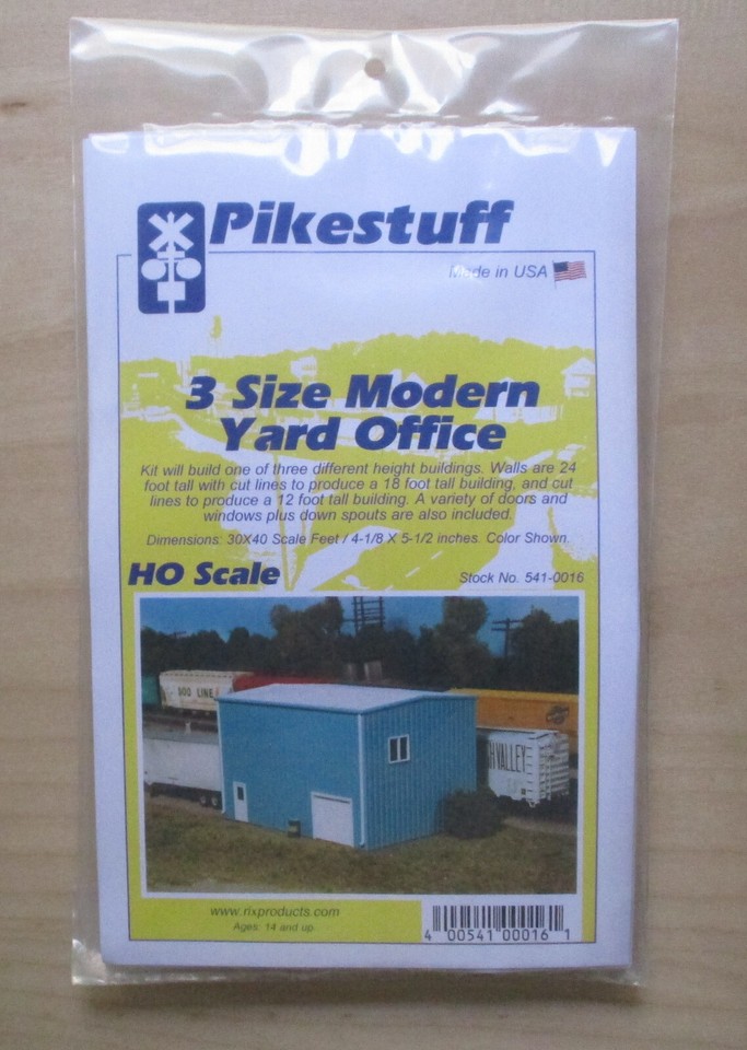 HO Three-Size Yard Office Kit HO 1:87 Scale Layout Diorama Pikestuff 16 ...