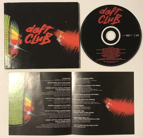 Daft Punk Daft Club Remix Compilation Cd Album One More Time ...