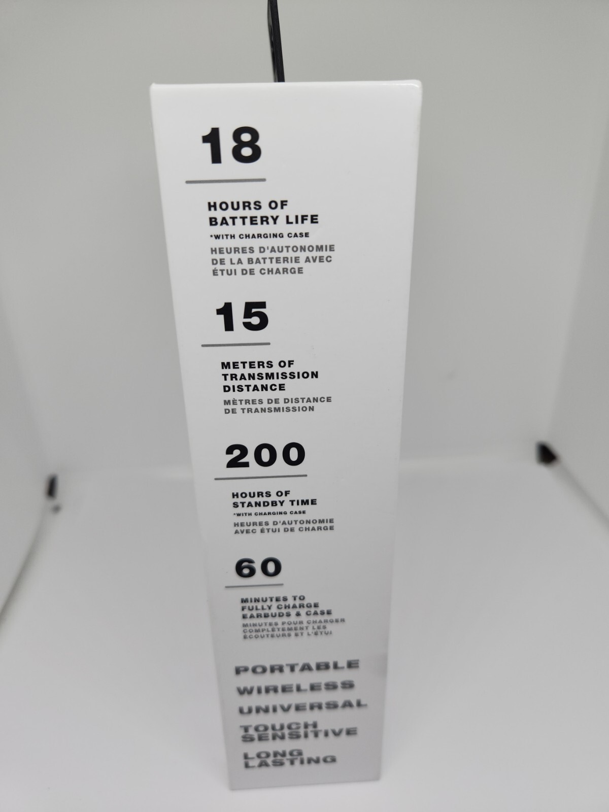 Press Play True Wireless Earbuds with Portable Charging Case White | eBay