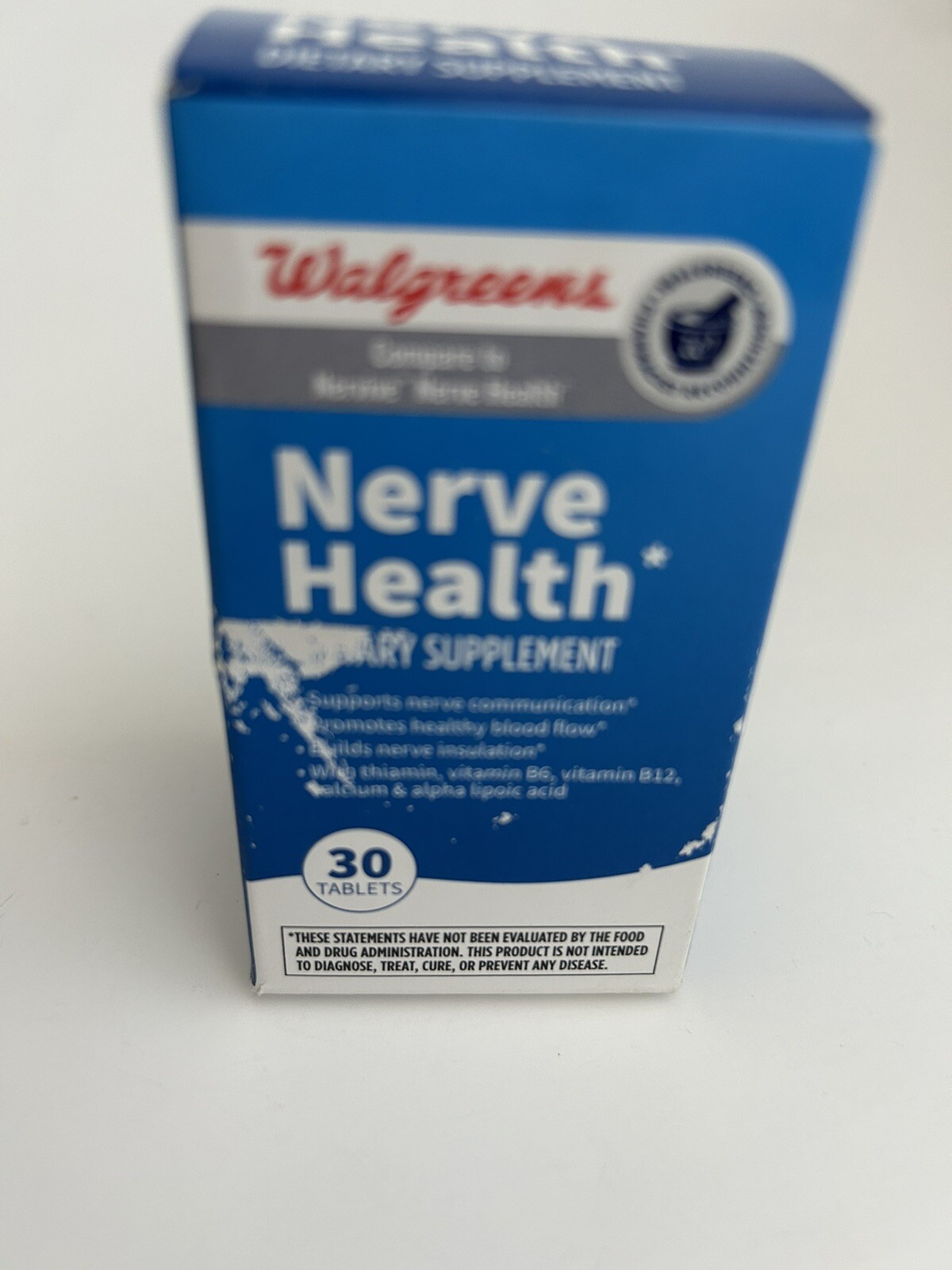 Walgreens Nerve Health Dietary Supplement (Compare to Nervive) Exp. 03/ ...