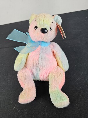 TY Beanie Baby - MELLOW the Ty-Dyed Bear (7.5 inch) - MWMTs Stuffed ...