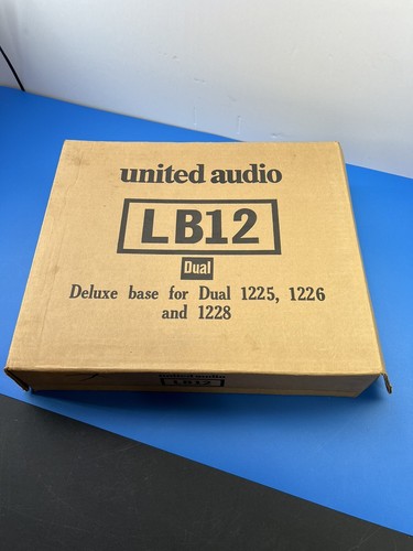 USED United Audio Dual LB12 Turntable Base READ DESCRIPTION | eBay