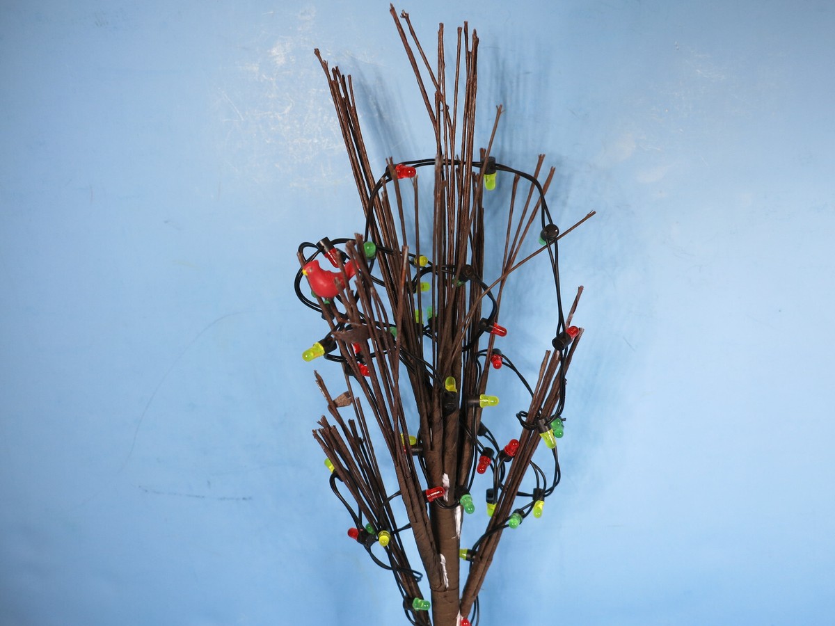 Lighted Bare Branch Tree