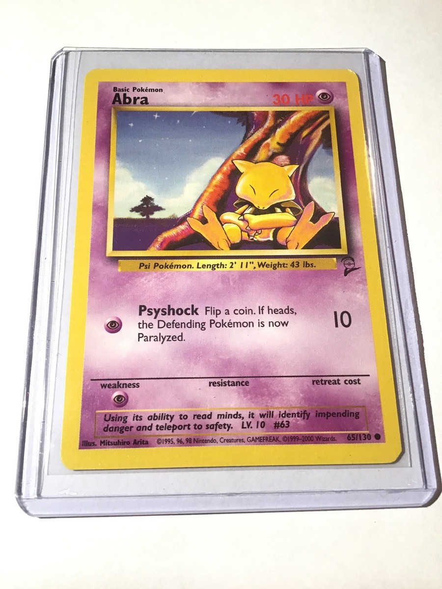 Abra Card Ultra Pro Pokémon Abra Evolutions Stitched Play Mat