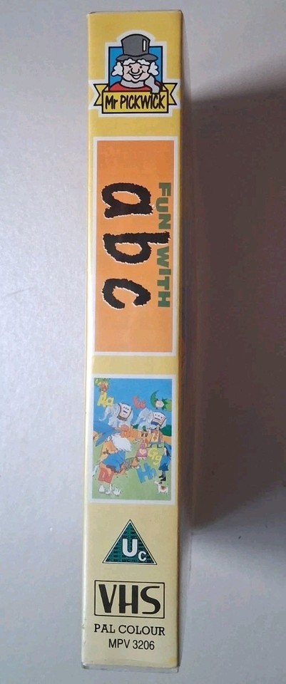 FUN WITH ABC PICKWICK VIDEO VHS NERYS HUGHES 1989 49 MINS LEARNING THE ...