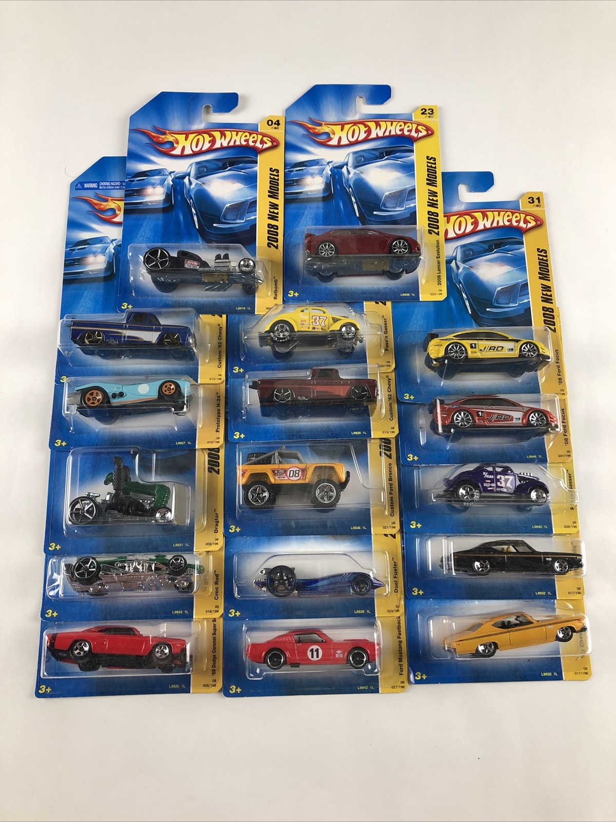 Hot Wheels 2008 New Models Lot Of 17 New