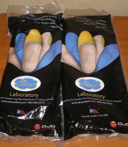 Lot of 2 Dr Comfort Laboratory Custom DIABETIC Inserts Foot Orthotics ...