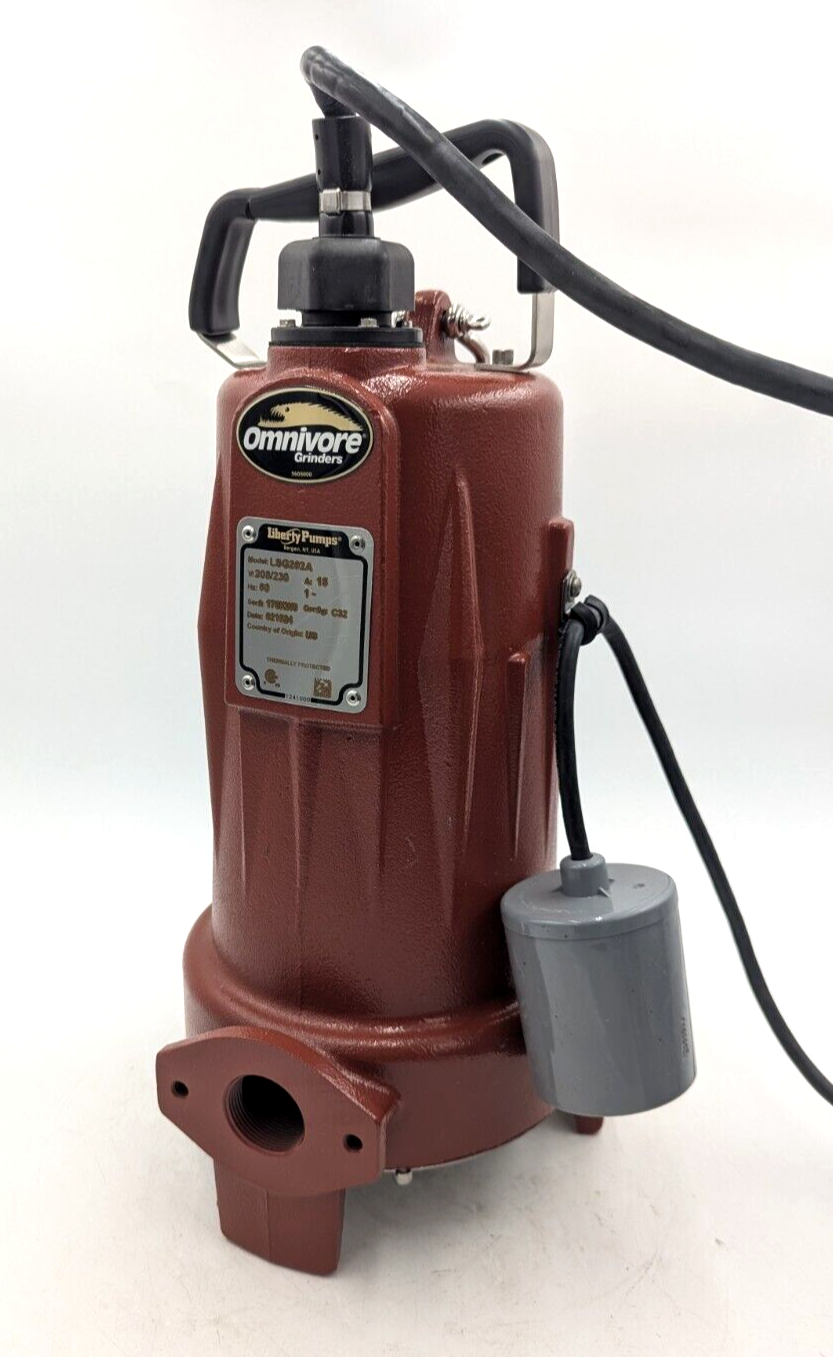 Liberty Pumps LSG202A Omnivore 2 HP Grinder Pump, 208/230V, 1-Phase | eBay