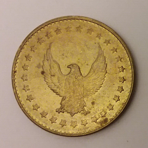 Double Sided Eagle Coin Medal Token 28mm | eBay