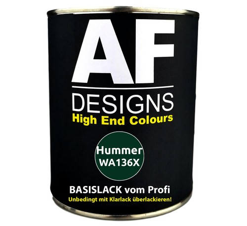 FÜR Hummer WA136X Unripened Green Metallic 250ML Autolack Basislack ...