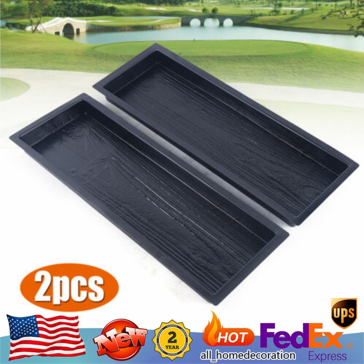 Rectangular Molds For Stepping Stones