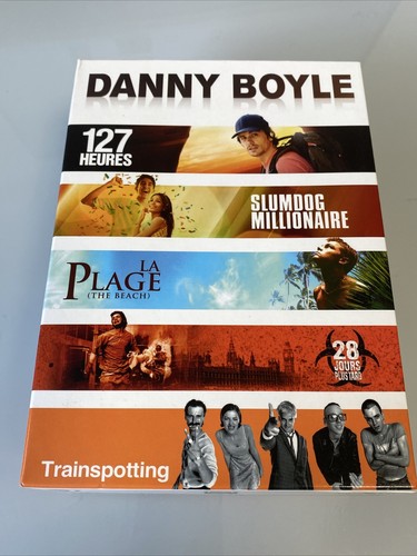 DANNY BOYLE COFFRET 5 DVD (2 NEUFS ) TRAINSPOTTING LA PLAGE 127 HEURES ...