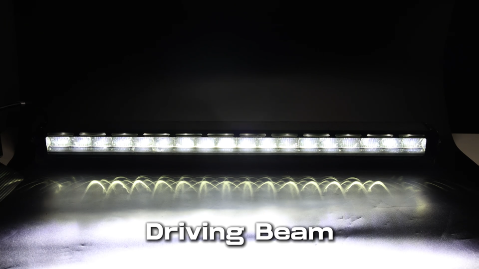 23" LED Work & Warning Hazard Light Bar 12v 24v R65 E9 Car Truck ATV ...
