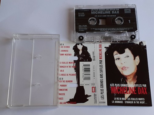 K7 cassette audio tape les plus grands airs siffles par micheline dax ...