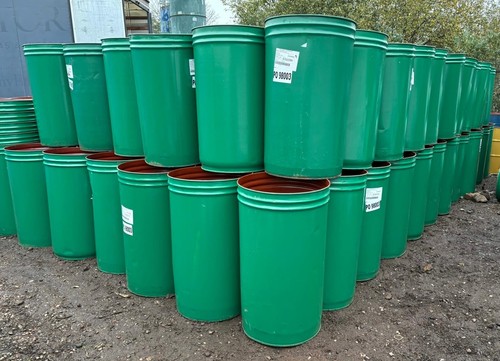 205 LITRE 45 GALLON STEEL DRUMS BARREL CONTAINER PLANTER METAL WASTE ...