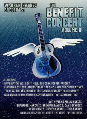 WARREN HAYNES Presents The Benefit Concert Volume 8 DVD neuf scellé Gov ...