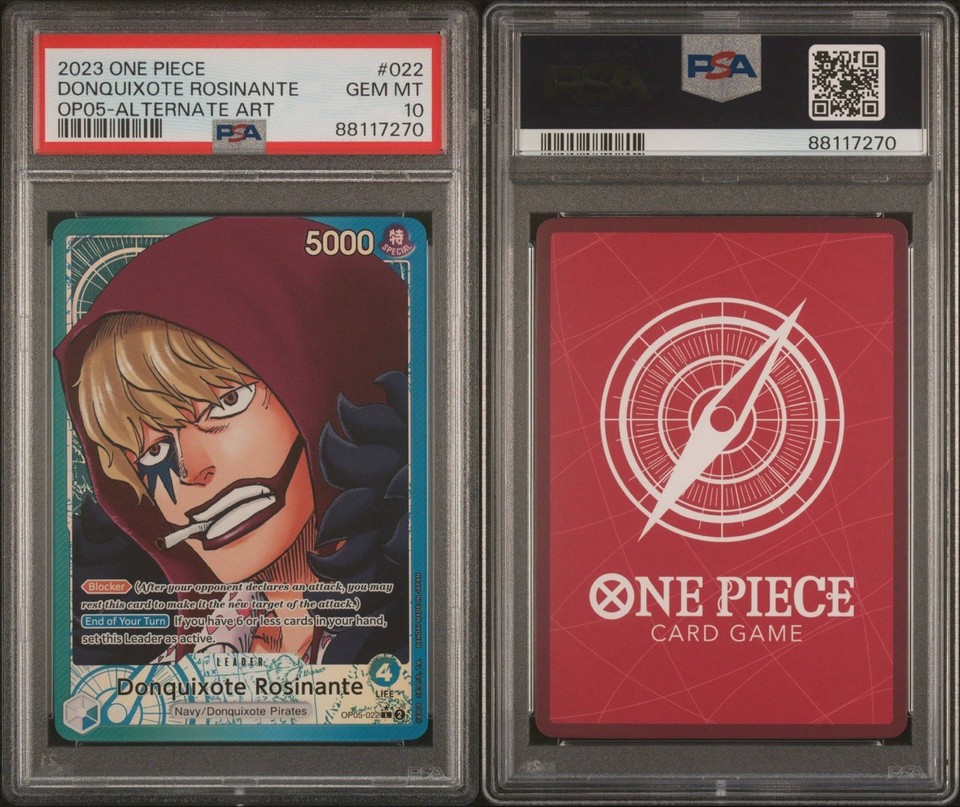 One Piece OP05-022 Alt Art Leader Donquixote Rosinante Alternate ...