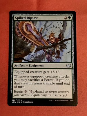 Spiked Ripsaw 220/277 Innistrad Crimson Vow MTG Magic the Gathering ...