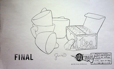 ALF Tales 1988 Dennis Greco Production Series MODEL CEL Layout Copy DiC ...