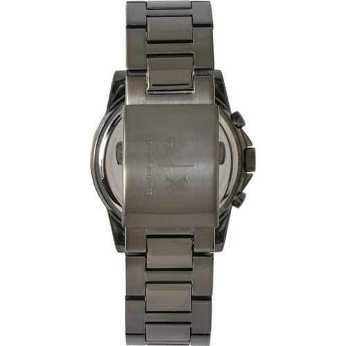 New Armani Exchange Men's Grey IP Plated Stainless Steel Watch AX2086 ...