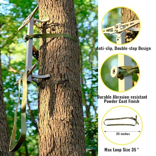 Climbing Sticks7” Lightweight Aluminium Hunting Climbing Sticks w ...