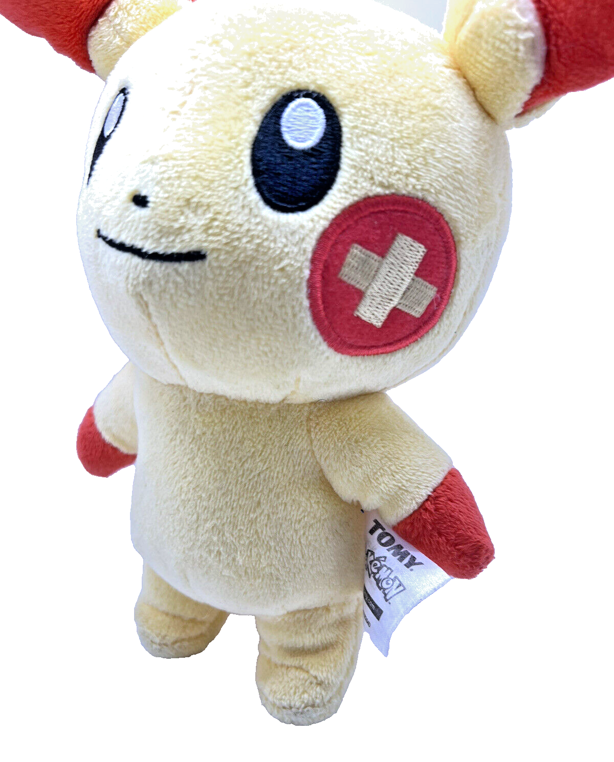 Pokemon Tomy Plusle Plush Stuffed Toy 2016 Yellow Red Ears | eBay