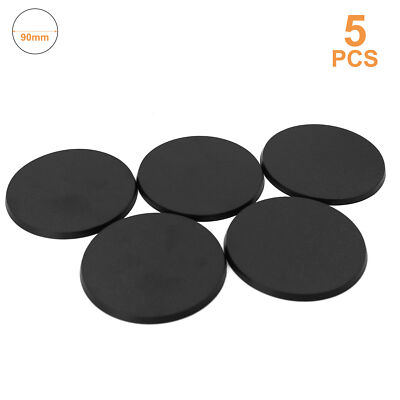 5pcs 90mm Round ABS Model Bases for Wargames Military Simulation Scene ...