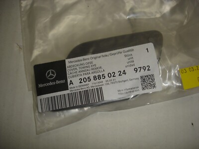 Mercedes Benz A 2058850224-9792 Front Towing Cover Factory Paint | eBay