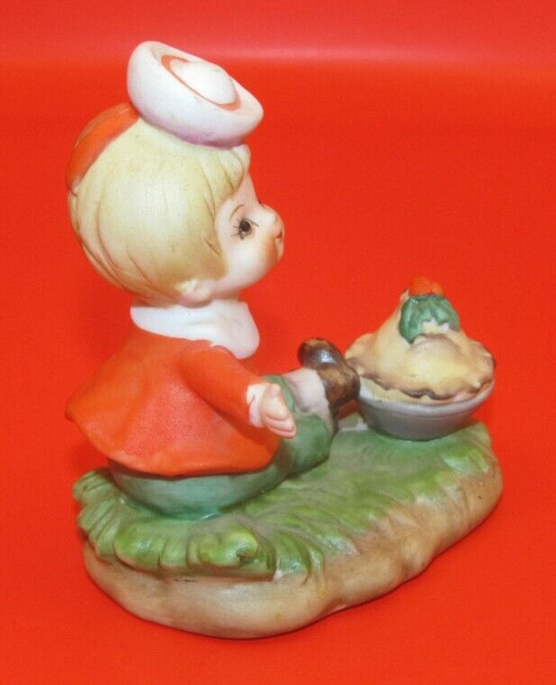 Vintage Lefton Nursery Rhymes Figurine 245 Little Jack Horner Baby Room ...