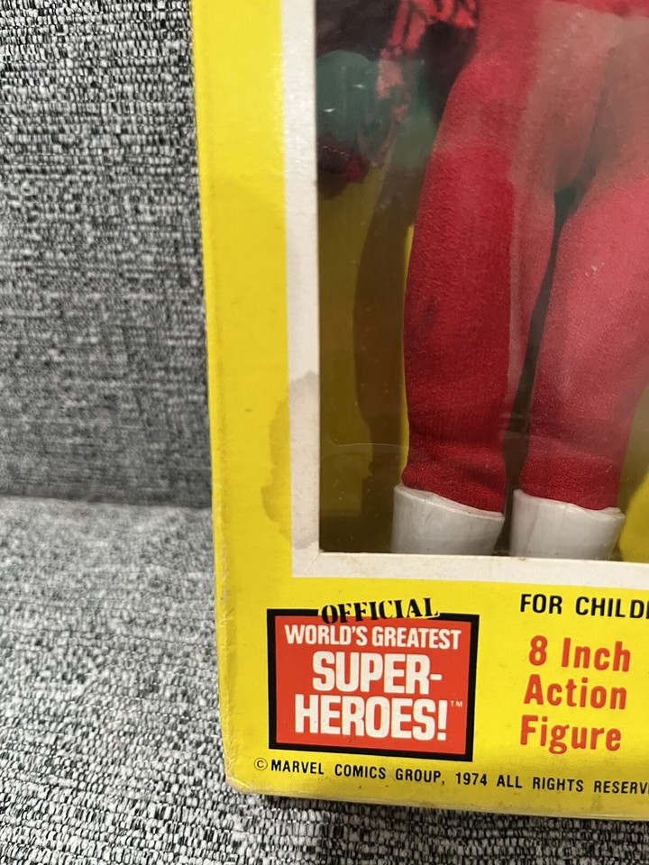 Marvel 1974 MEGO WGSH THE FALCON All Original MIB Box Captain America ...