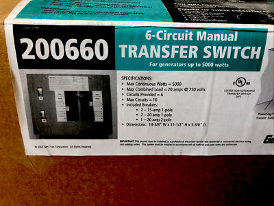 Transfer Switches - Gentran Transfer Switch