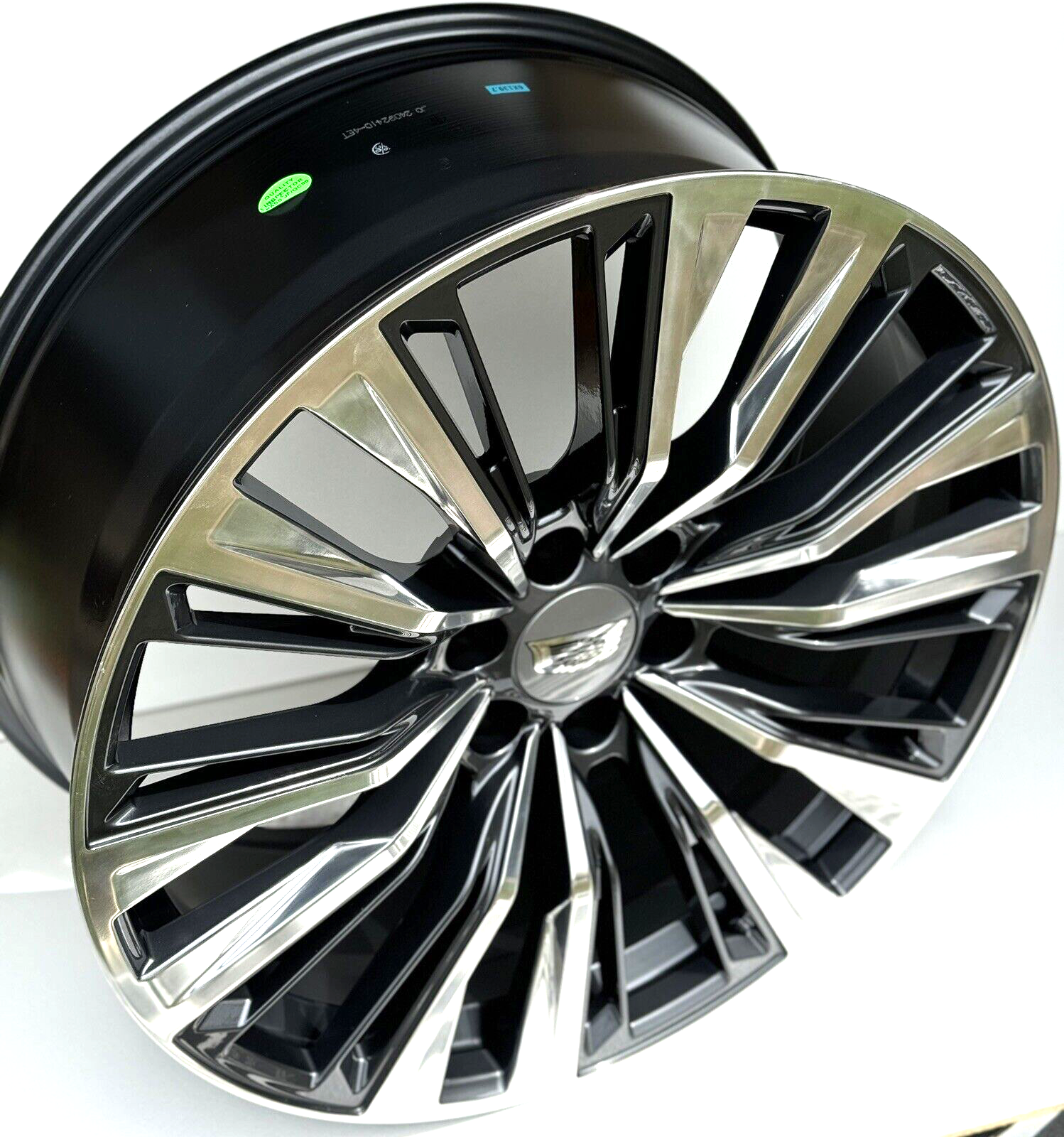 20” gunmetal Polished 4882 OE Replica SSV wheels fits Cadillac Escalade ...