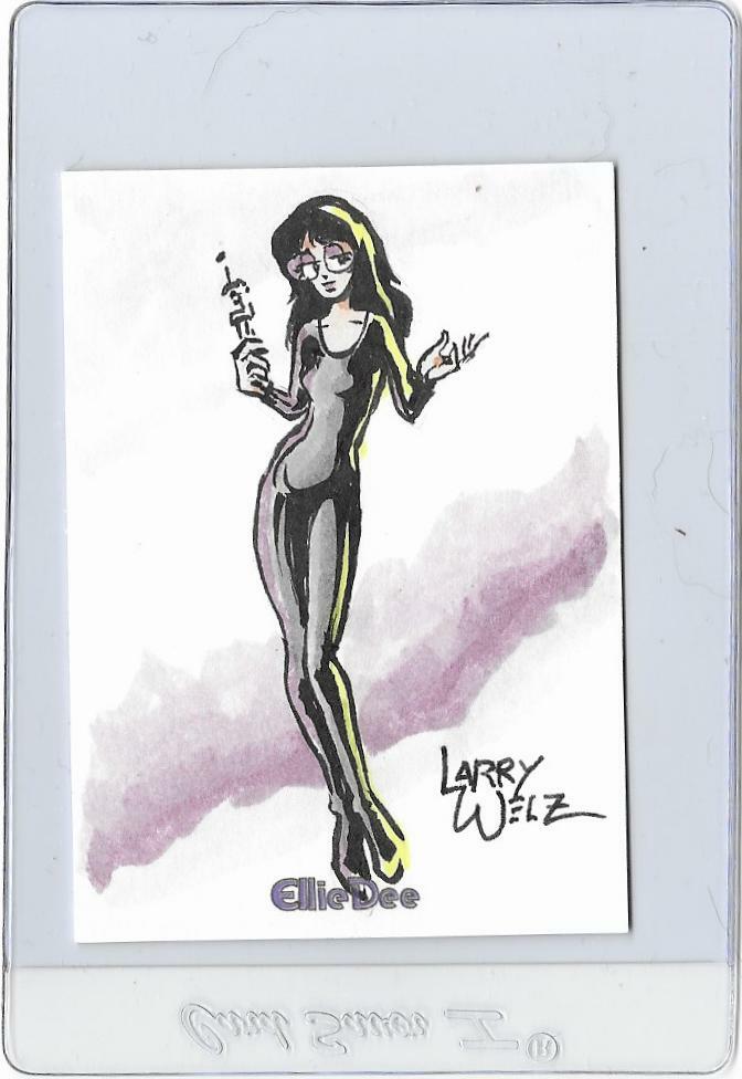 5finity Cherry and Friends Ellie Dee Sketch Card - Larry Welz creator ...