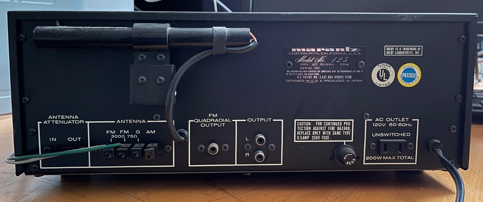 Marantz Model 125 AM/FM Stereo Tuner | eBay