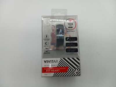 Vivitar VFit Heart Bluetooth Activity Tracker Adjustable Wristband ...
