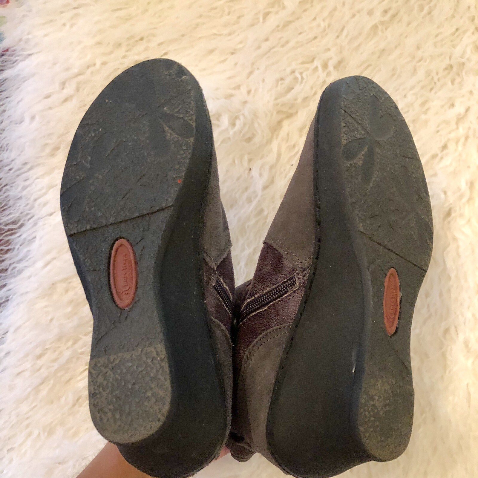 Bare Traps Omara Weather Resistant Gray Suede Fur Lin… - Gem