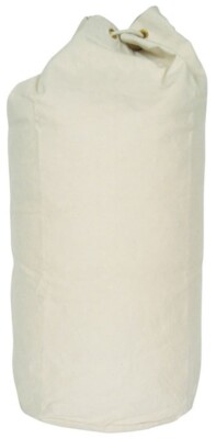 Rothco Natural USN Canvas Duffel Heavy Drawstring Navy Sea Bag Top Load ...