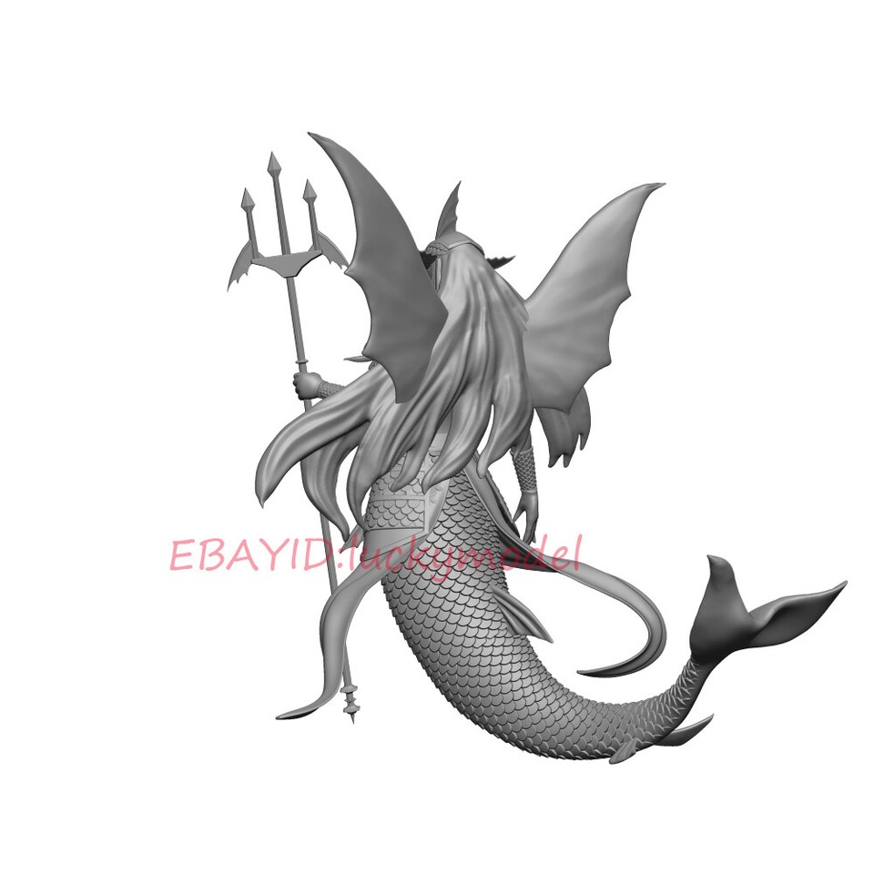 Unpainted Digimon Ancient Mermaimon GK Resin GARAGE KIT Model In Stock ...