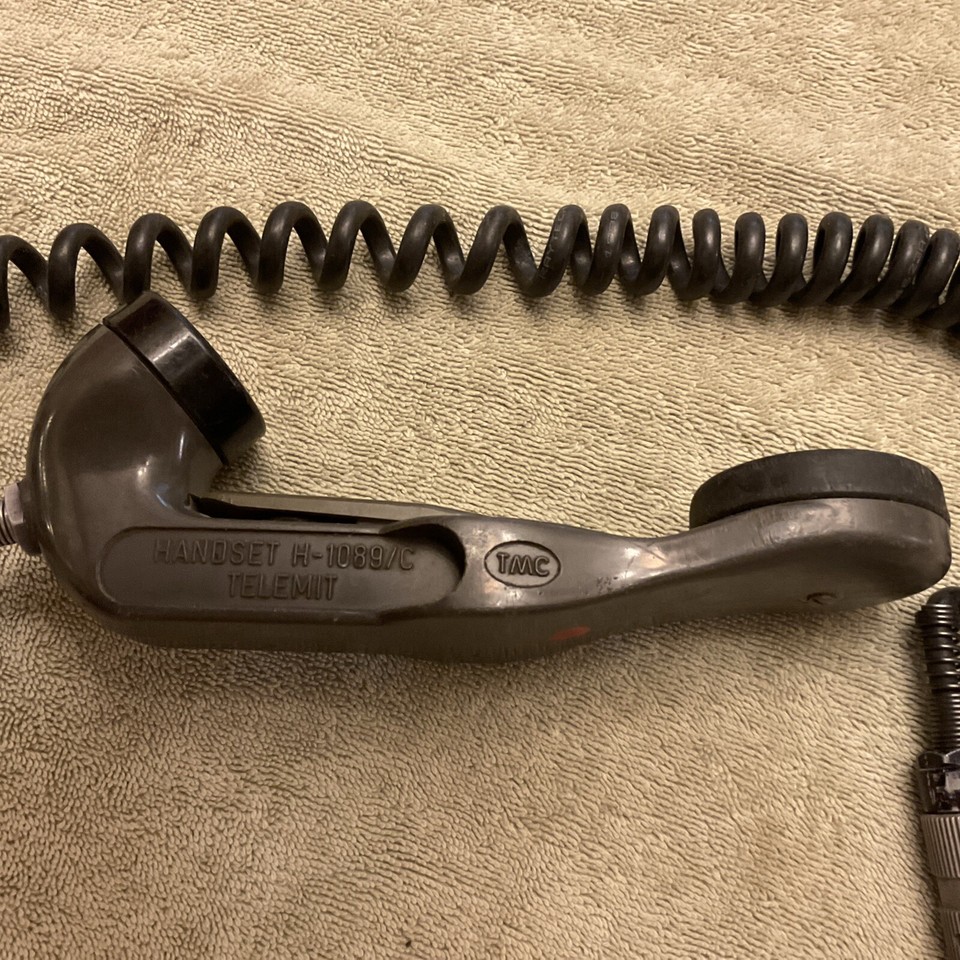 Military Radio Telemit H-1089 Handset 5 Pin U-229 PRC25 PRC77 SEM-35 ...