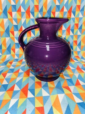 CARAFE PITCHER 60 oz Mulberry Purple HOMER LAUGHLIN FIESTA vase NEW ...