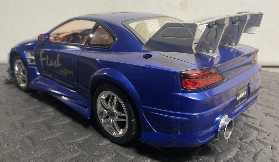 Nissan Silvia Blue 1:10 MaxTech RC, No Remote | eBay