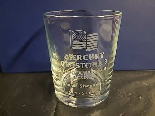 Nasa Mercury Redstone 3 Vintage Commemorative Mission Glass | eBay