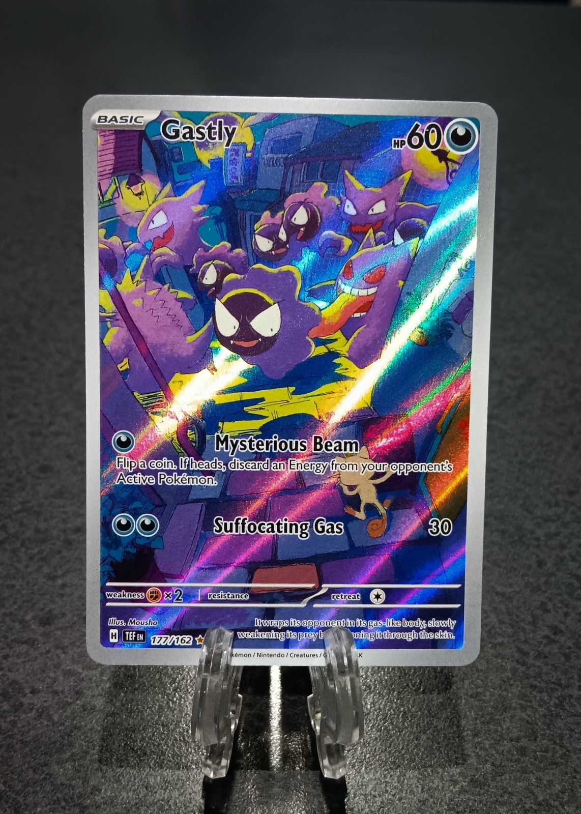 Gastly 2024 Scarlet & Violet: Temporal Forces #177/162 Illustration ...