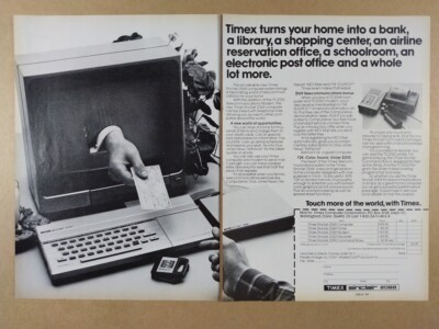 1984 Timex Sinclair 2068 Computer vintage print Ad | eBay