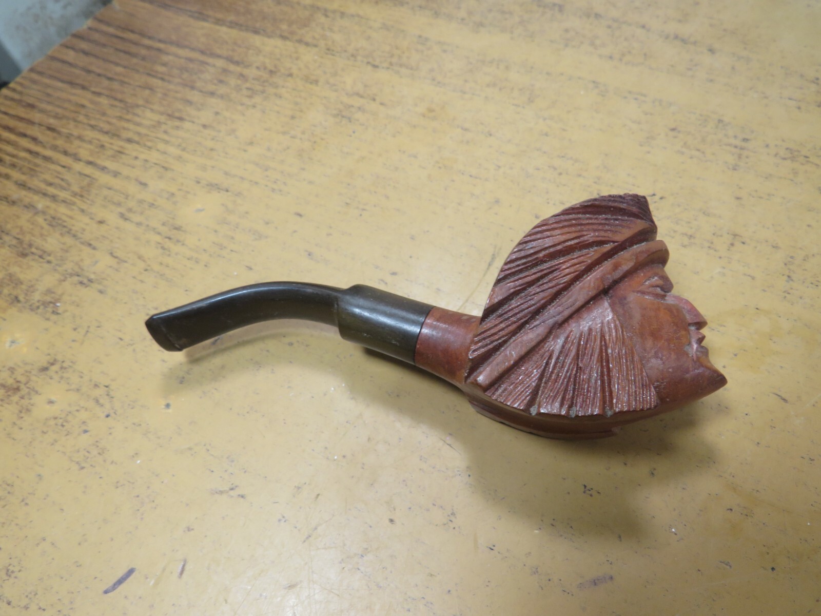 made in Italy Italian Briar American Indian Head Pipe | eBay