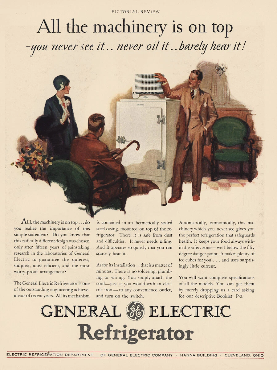 1920s Refrigerator Ad