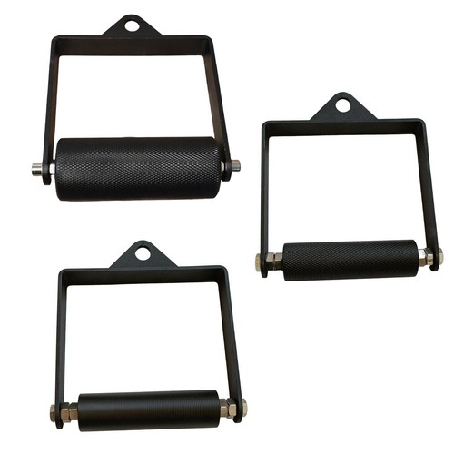 D Handle Press Down Bar Cable Machine Attachment for Gym Multigym Non ...
